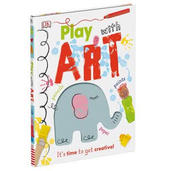 DK系列Play With Art玩艺术：是时候变得有创意了！英文原版儿童艺术启蒙图书籍绘画