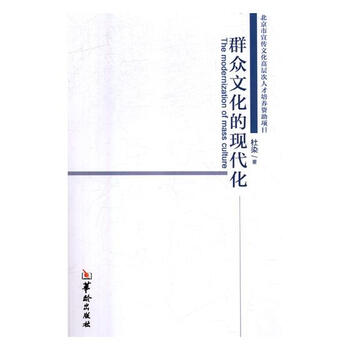 群众文化的现代化 文化 书籍
