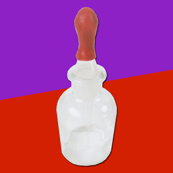 透明玻璃滴瓶 白色胶头滴管 红皮头 初中化学实验器材 教学仪器 30mL 30毫升