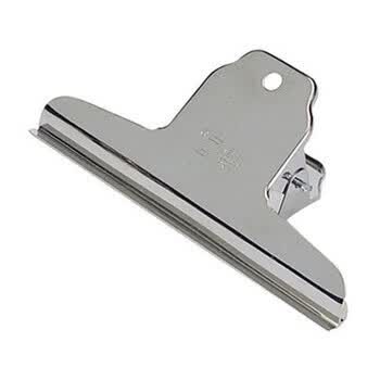 山形夹夹子山形铁票夹宽画夹不锈钢夹子画板夹办公 中号 ( 102mm )