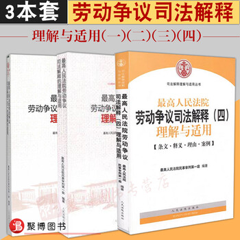 劳动争议司法解释1234劳动争议司法解释一二三四理解与适用重印本 劳动争议司法解释司法指导案例裁判
