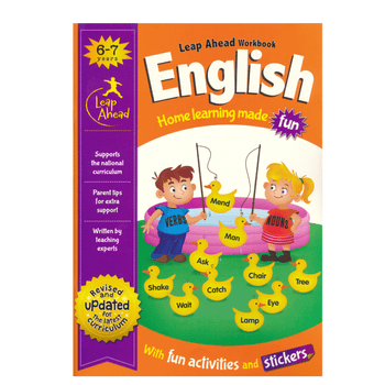 2018 Leap Ahead Workbook English 6-7岁 飞跃英语贴纸练习册 教辅
