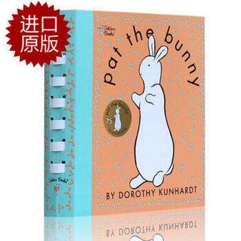 英文原版绘本Pat the Bunny好纸儿童入门早教触摸拍拍小兔子