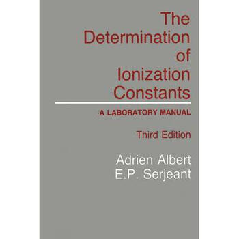 The Determination of Ionization Constants : ...