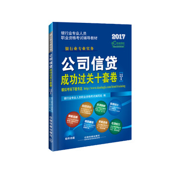  300--2017银行业专业实务·公司信贷成功过关十套卷（初中级适用）9787113220