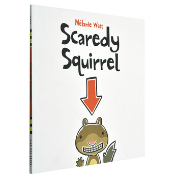 【】Scaredy Squirrel胆小的小松鼠 儿童启蒙故事英文原版英语绘本书籍梅兰尼瓦特