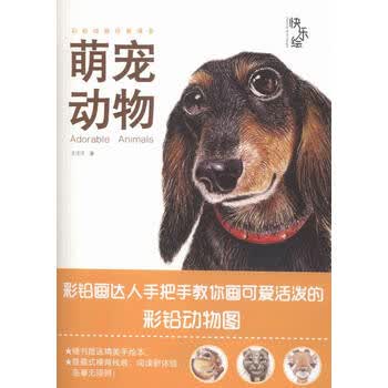 萌宠动物 书籍 绘画 彩铅 铅笔画
