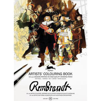 Rembrandt: Artists' Colouring Book