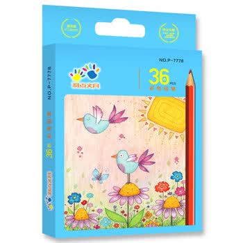 羽点36色彩色铅笔
