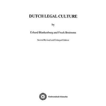Dutch Legal Culture, 2e
