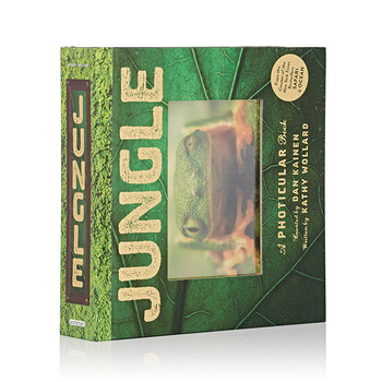 光与影视觉书系列 会动的3D图片书 丛林Jungle: A Photicular Book