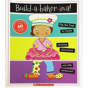 Mix And Match Books:Build A Baker-Ina 进口故事书