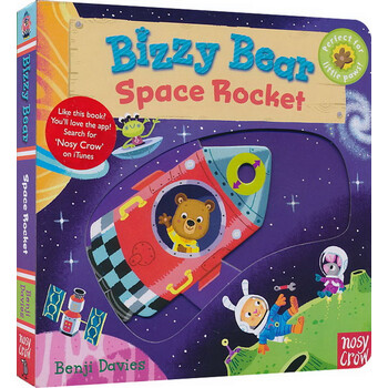 Bizzy Bear: Space Rocket 进口新奇特玩具书