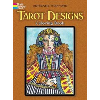 【】Tarot Designs Coloring Book