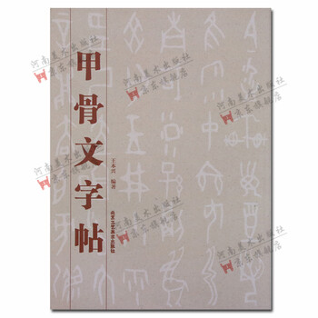 甲骨文字帖 甲骨文书法作品集 中国书法字典 艺术书法篆刻书籍