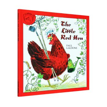 汪培廷推荐书单阶段 小红母鸡 英文原版绘本The Little Red Hen 名家绘本