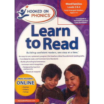 Hooked on Phonics: Learn to Read Kindergarten  自然拼读法：幼儿园 英文原版