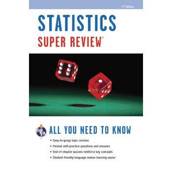 【】Statistics Super Review, 2nd Ed.