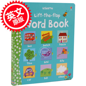 英文原版 Lift-the-Flap Word Book 学单词翻翻书 