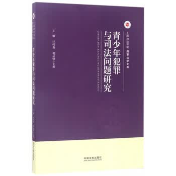 青少年犯罪与司法问题研究/上海政法学院刑事法学文库