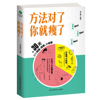 方法对了你就瘦了9787536485983四川科学技术李志敏
