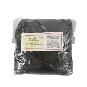 500g 活性炭 活性碳 初中化学实验器材 教学仪器 试剂 吸附剂 粉末状 活性碳