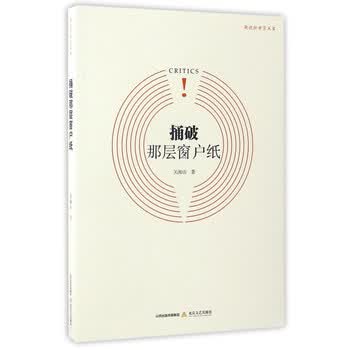 捅破那层窗户纸/新锐批评家丛书