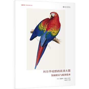 利尔手绘鹦鹉高清大图 装裱册页与临摹范本