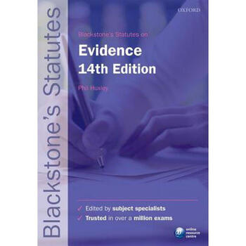 Blackstone's Statutes on Evidence
