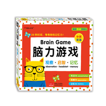 脑力游戏·观察·启智·记忆（红色礼盒）（邦臣小红花出品）