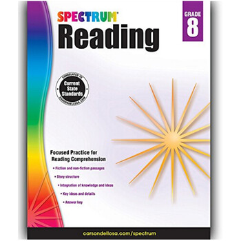 Spectrum Reading Workbook, Grade 8