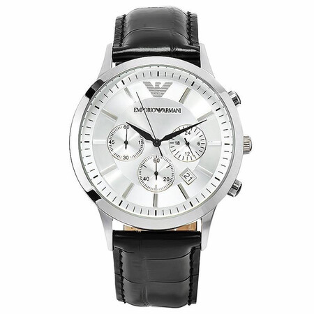 阿玛尼（Armani）手表 男士手表时尚商务休闲多功能二眼三眼计时男表腕表 AR2432【图片 价格 品牌 报价】-京东
