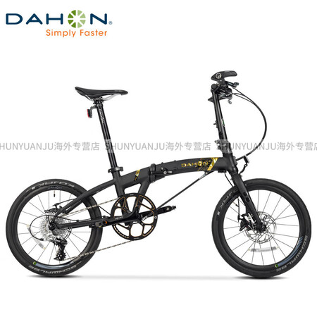 大行（DAHON）20英吋11级变速碟刹折叠自行车成人超轻公路单车PKA015 消光黑 20英寸【图片 价格 品牌 报价】-京东