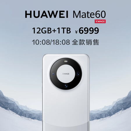 【华为Mate 60】华为（HUAWEI）旗舰手机 Mate 60 12GB+1TB 白沙银【行情 报价 价格 评测】-京东