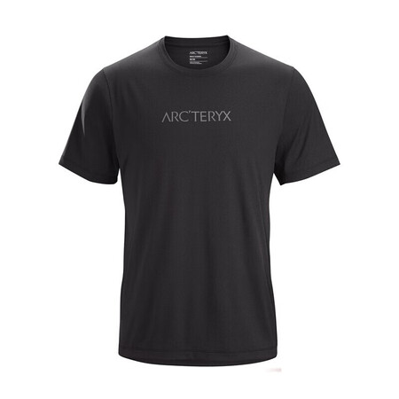 始祖鸟（ARC'TERYX）Cormac/Motus SS 圆领衫T恤 男士纯色户外速干短袖 Black Heather/25155 XL ...