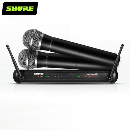 【SHURESVX288/PG58】SHURE 舒尔 SVX288/PG58 UHF无线话筒一拖二心形动圈麦 KTV舞台演出专用麦克风【行情 报价 价格 评测】-京东