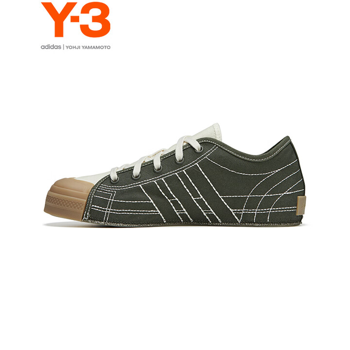 Y-3【出游必备】y3 NIZZA LO新款休闲鞋男女同款低帮板鞋51JH8920 军绿色 单层 41 (255mm) UK7.5【图片 价格 品牌 报价】-京东