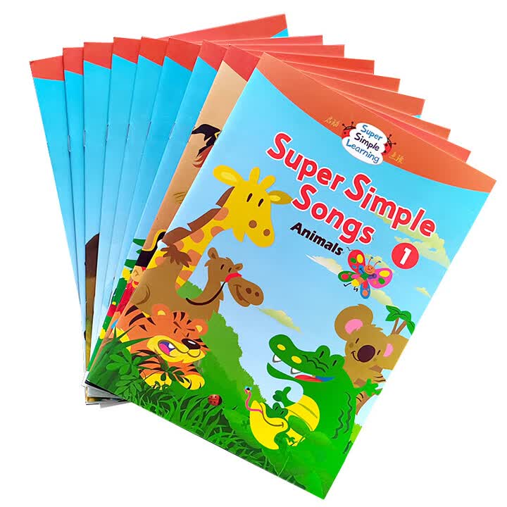 《sss儿歌词本super simple songs童谣英文语感启蒙MP3小达人笔蝌蚪 9本sss点读 官方标配》【摘要 书评 试读】- 京东图书