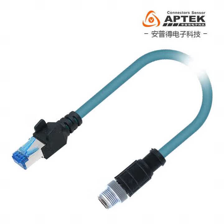 快活鸟M12兼容基恩士SR-5000/750/751电缆OP-87359/OP-87360/OP-87361 OP-87361(10米【图片 ...