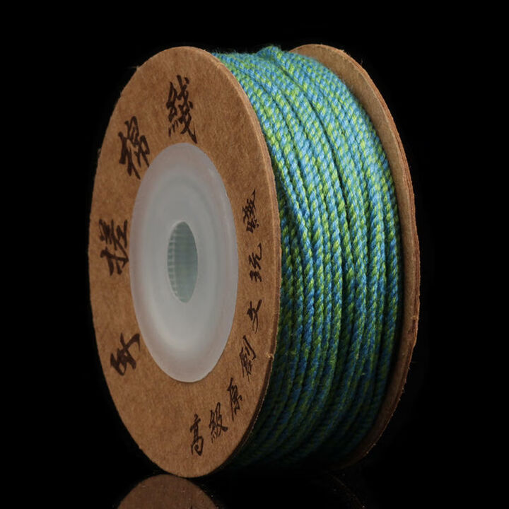 沁度手搓棉绳线文玩无弹力手串绳星月菩提线绳子编织手持串珠绳 27花 1.0MM约30米一卷+钩针引线【图片 价格 品牌 报价】-京东