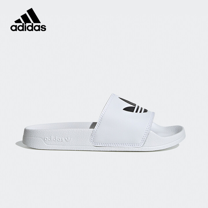 【阿迪达斯EG8272】adidas阿迪达斯夏季三叶草ADILETTE LITE J男大童经典儿童运动拖鞋EG8272亮白/1号黑色35.5码 ...