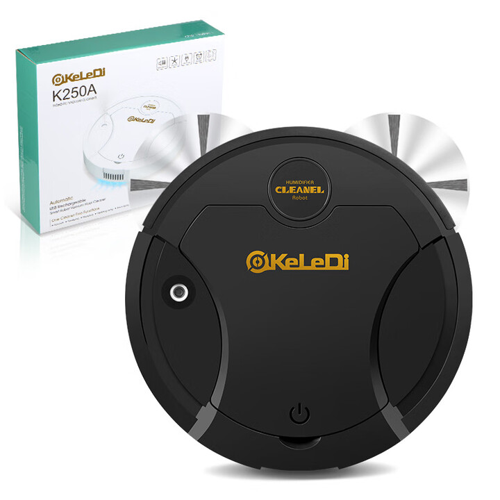 科乐迪（KeLeDi）新款专供一体式家用智能扫地机器人吸扫拖加湿喷 K250A黑色5合1【图片 价格 品牌 报价】-京东