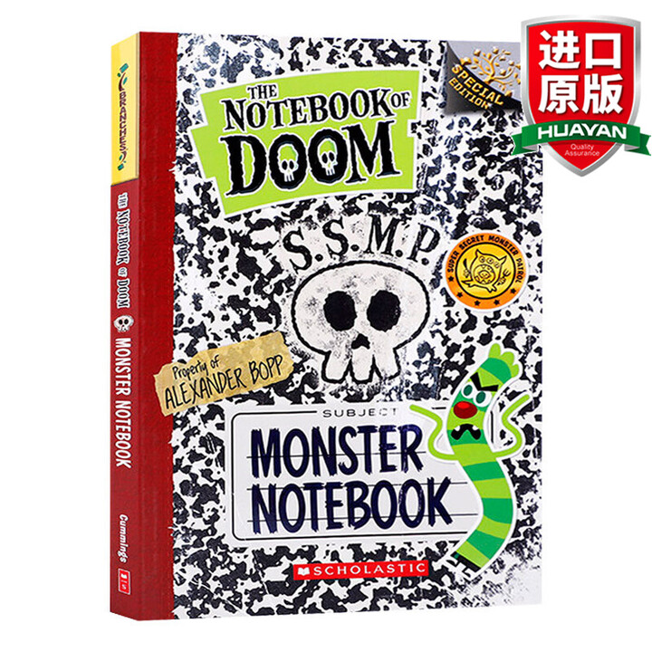 《The Notebook of Doom Monster Notebook 英文原版绘本 末日笔记和怪物笔记 英文版 毁灭笔记全彩特别版 ...