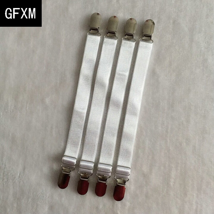 GFXM吊袜带鸭嘴扣夹金属护膝过膝长筒半截丝袜防滑固定连裤压力袜吊带 I型4条(白色)【图片 价格 品牌 报价】-京东