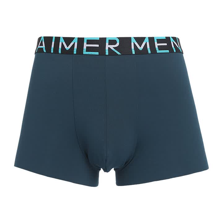 爱慕先生（AIMER MEN）送礼物【商场同款】时尚1号裤装腰中腰平角纯色内裤男 轻熟深蓝 170【图片 价格 品牌 报价】-京东