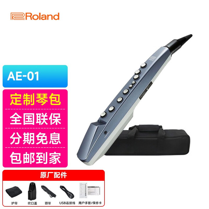 罗兰（Roland）ROLAND 罗兰电吹管 AE-01电子萨克斯 成人初学管乐 AE01电吹管【图片 价格 品牌 报价】-京东