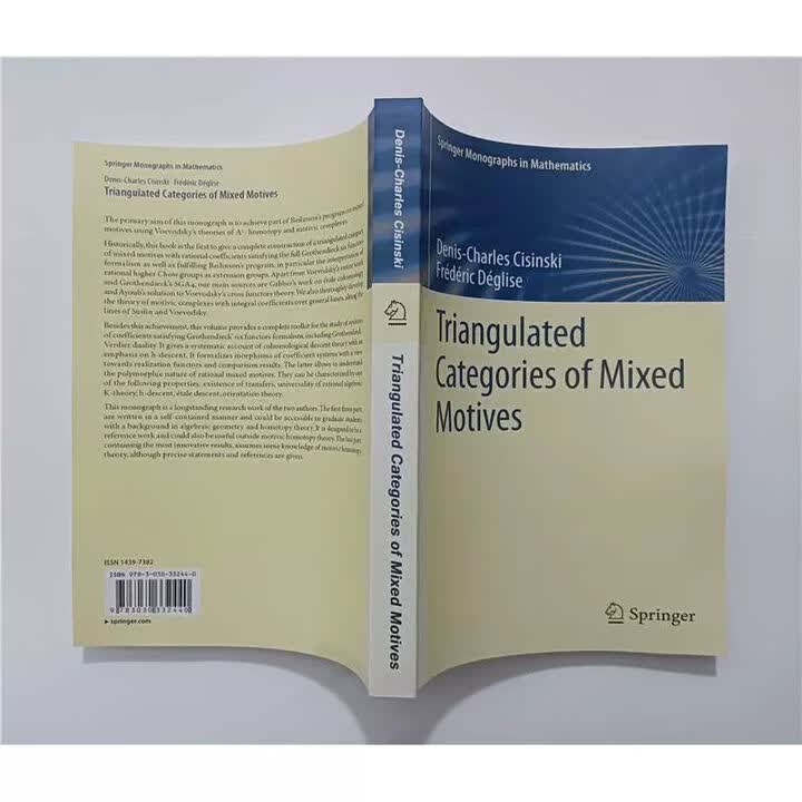 《Triangulated Categories of Mixed Motives》【摘要 书评 试读】- 京东图书