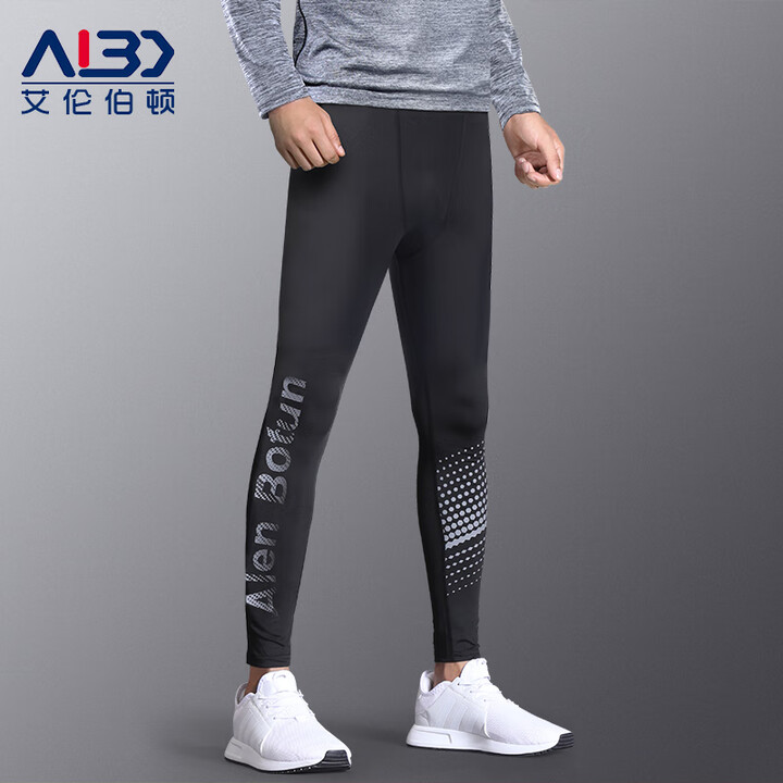 艾伦伯顿（Alen Botun）紧身裤男速干高弹健身运动套装跑步服篮球训练骑行打底裤压缩丝袜 701【四维弹】 L【130-145斤】【图片 ...