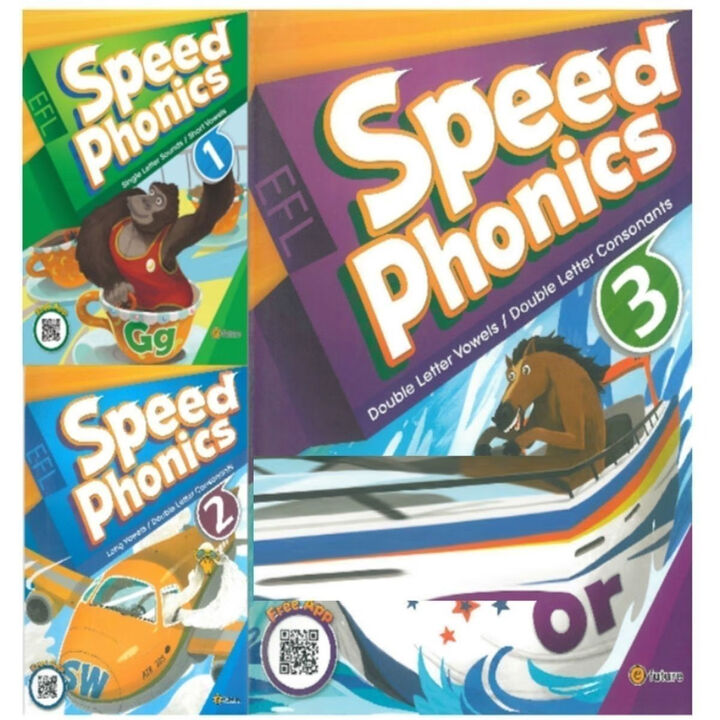 《正版包邮speed phonics 1-3 音频书学生用册送练习 少儿英语 全套》【摘要 书评 试读】- 京东图书