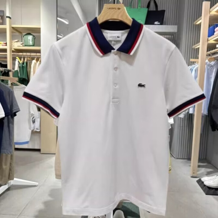 鳄鱼法国男polo衫时尚经典商务休闲透气翻领短袖男PH6351 白色 L l l 135-155斤【图片 价格 品牌 报价】-京东
